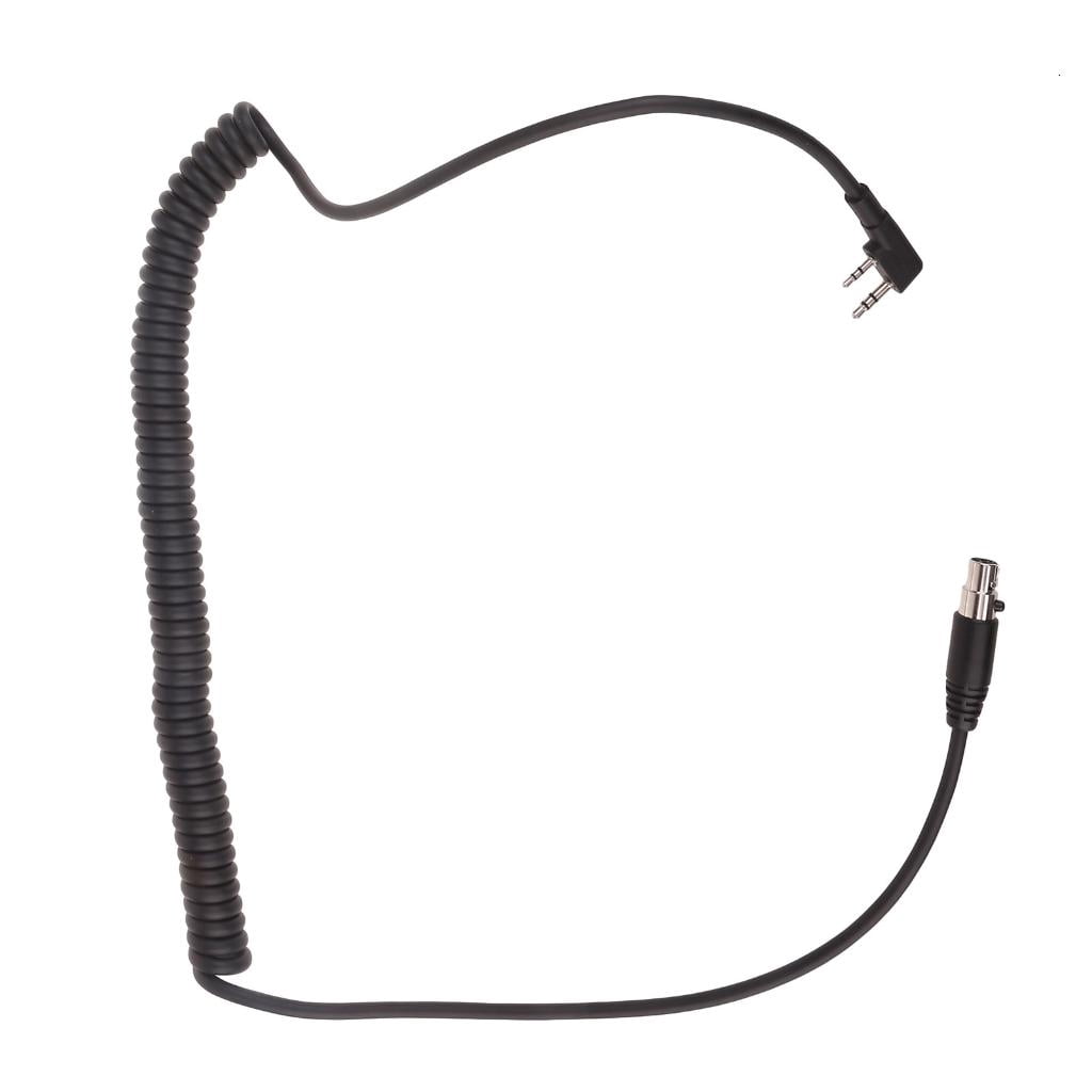 YIGSECU 2-Pin to 5-Pin Wire Microphone Speaker Spring Line Connects to ...