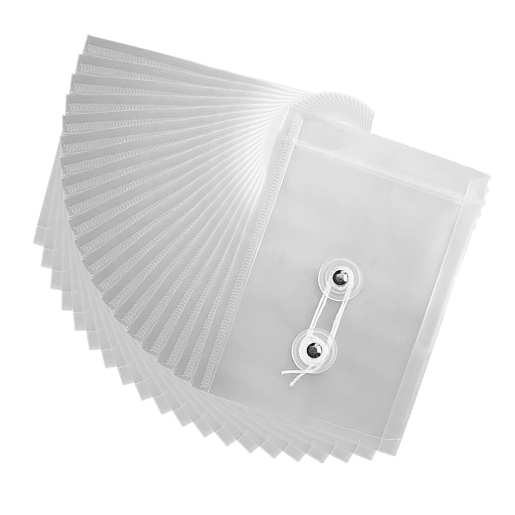 YIGSECU 20x/Pack Folders Wallets File Organiser Popper Wallets A 6 File ...