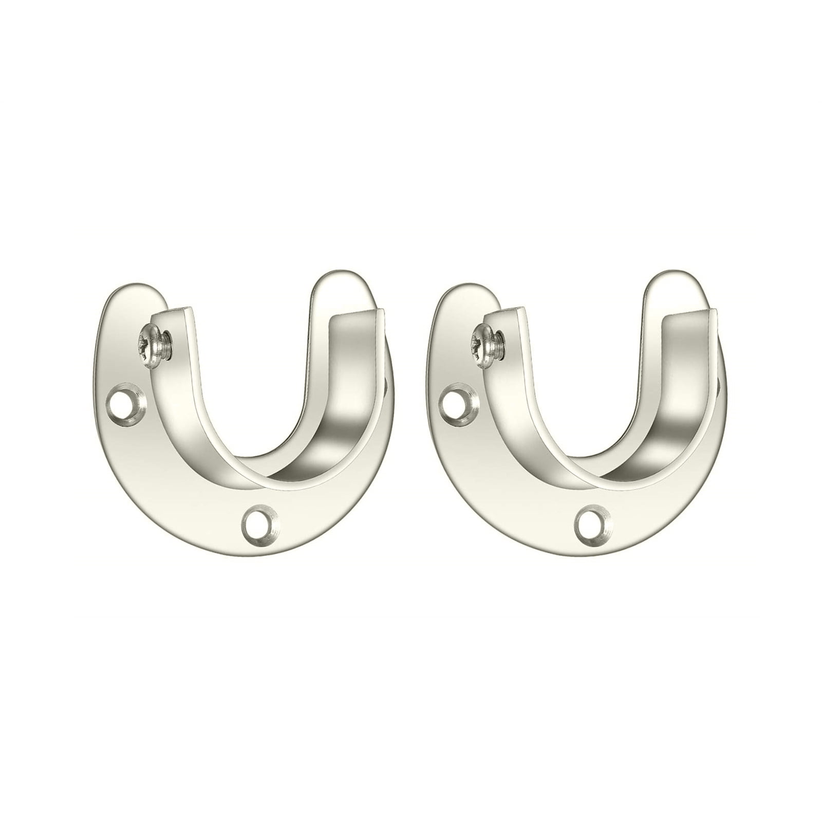 YIGSECU 2PCS Wardrobe Bracket Supports Heavy Duty Rod Holder Wardrobe ...