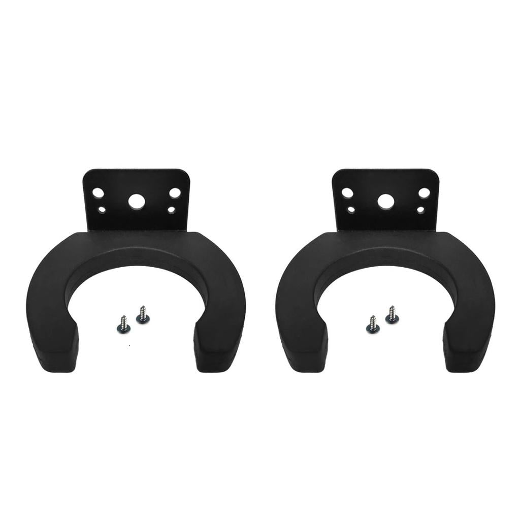 YIGSECU 2Pcs Wall Mounted Microphone Hook Wall Hanger Clamp Mic Stands ...