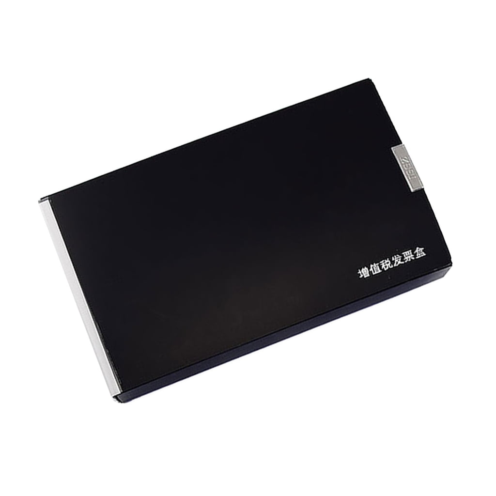 YIGSECU 2Pieces Receipt Storage Box Hold 350 Sheets, 10x6In Small File ...