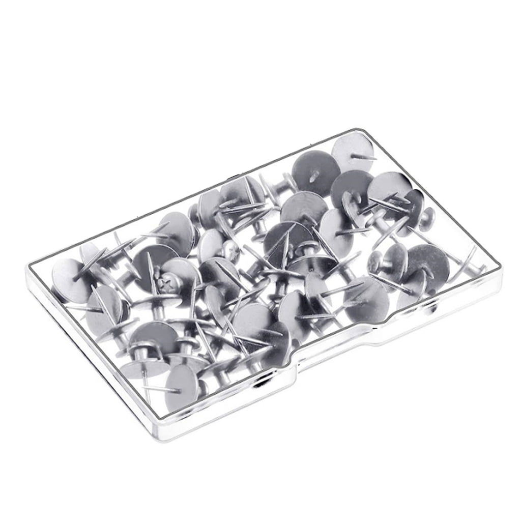YIGSECU 30Pieces Metal Pushpins I-shape Map Pins for Cork Board, Sewing ...