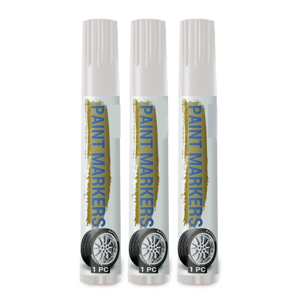 YIGSECU 3Pieces White Tire Paint Pen White Paint Pens Tire Pen For Car ...