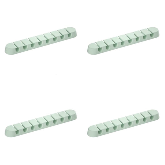 YIGSECU 4 Pack Cable Concealer Mount Desktop Cable Organizers ...