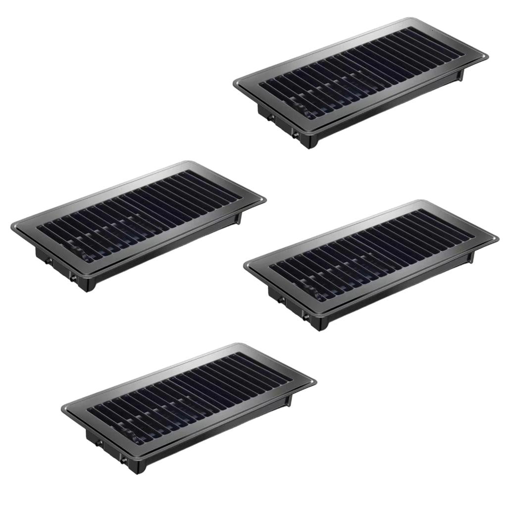 YIGSECU 4Pcs Metal Floor Register Cover With Adjustable Louvers Smooth ...