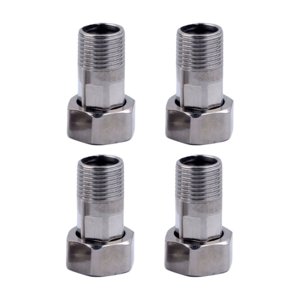 YIGSECU 4Pcs Water Meter Pipe Fitting Stainless Steel Water Pipe ...