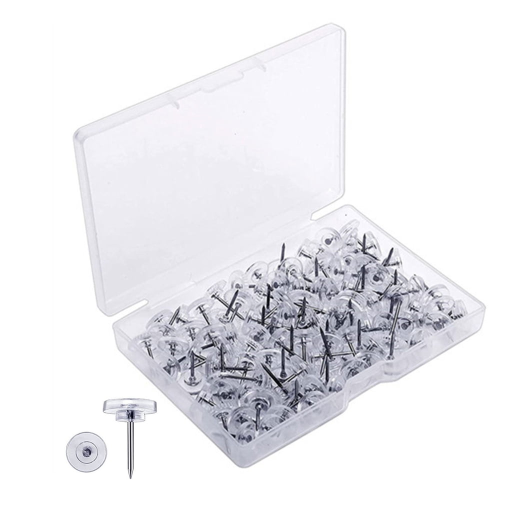 YIGSECU 50/100/150Pcs Flat Head Push Pin Gear-shape Pushpin Map Pin for ...