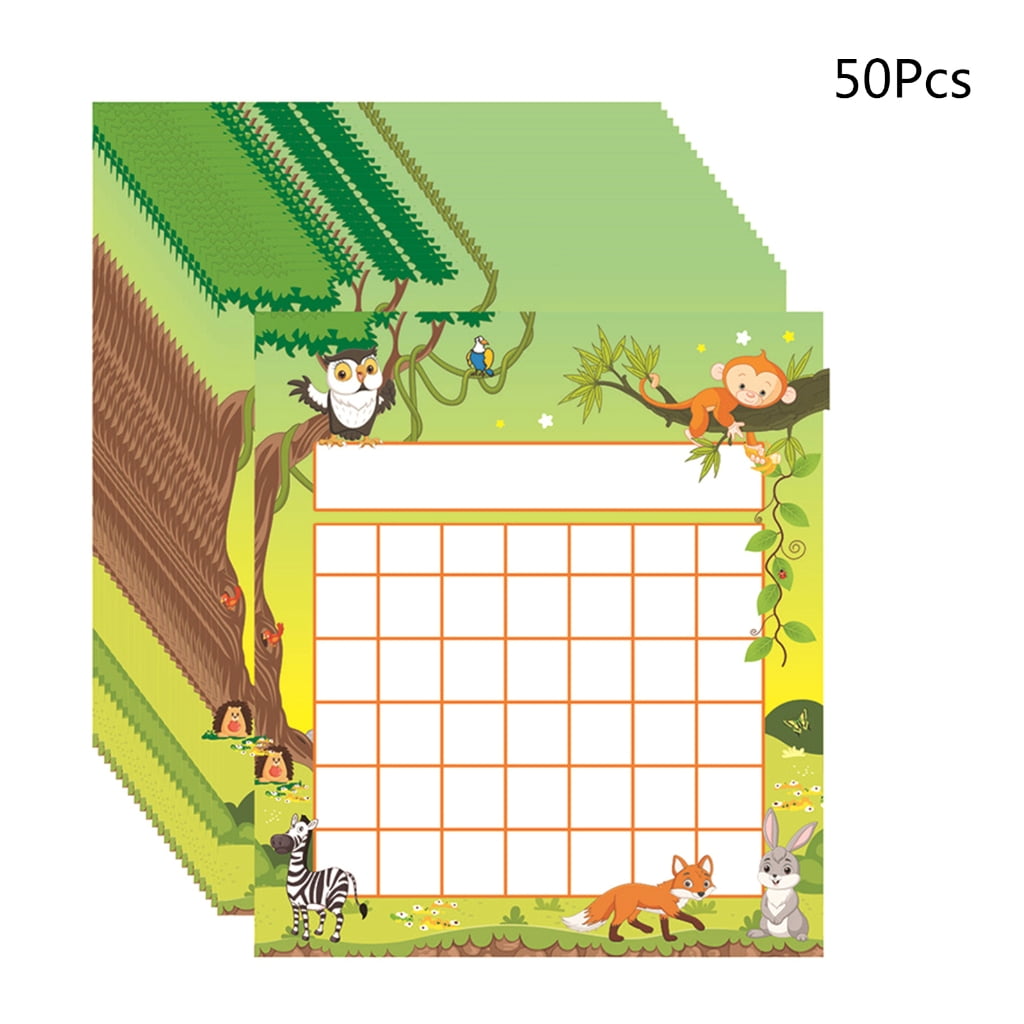 YIGSECU 50 Pieces Classroom Incentive Chart Cartoon Children Positive ...