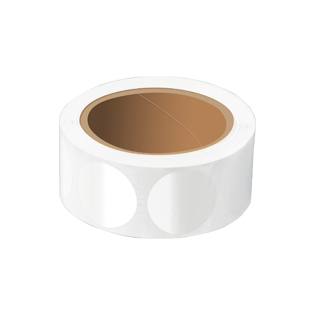 YIGSECU 500Pcs Clear PVC Seal Sticker Wrapping Labels Round Seal ...