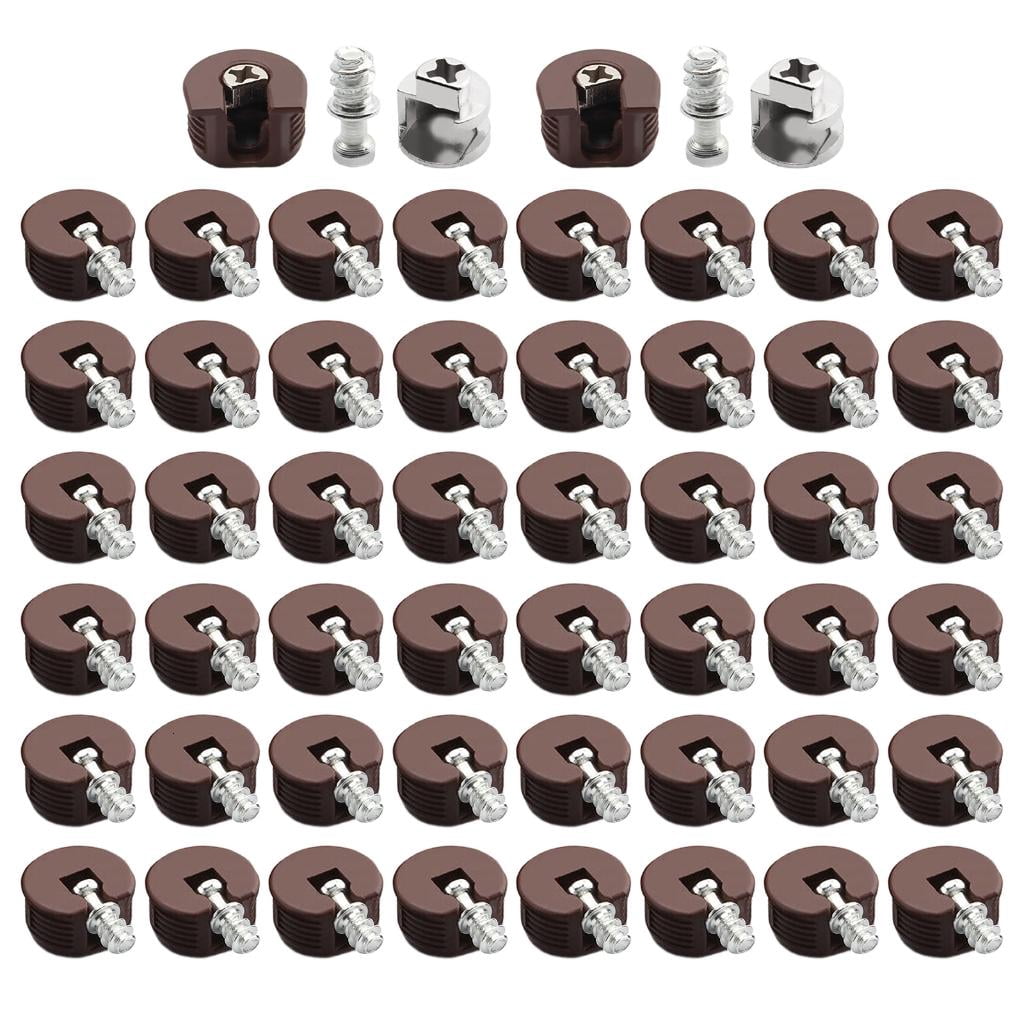 YIGSECU 50Pcs Concealed Cabinet Connectors Furniture Connecting Bracket ...