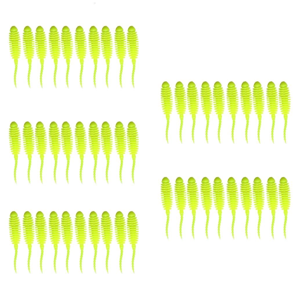 YIGSECU 50Pcs Wacky Worms Fishing Lures Fishing Wacky Rigs Soft ...