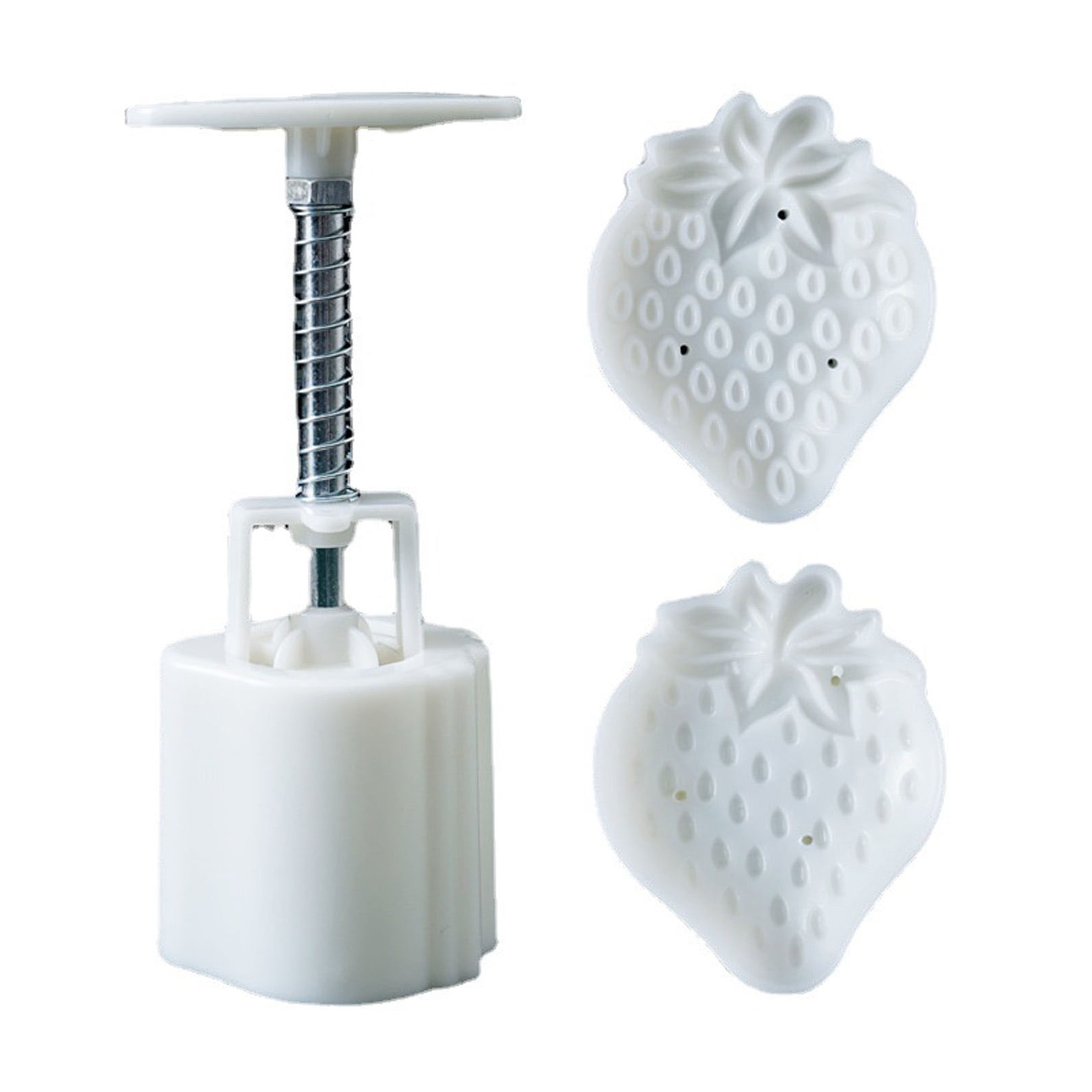 YIGSECU 50g Strawberry Shaped Pastry Moon Cake Cakes Molds Mooncake ...