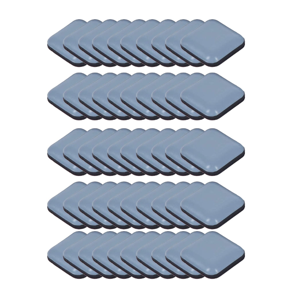 YIGSECU 50pcs Multipurpose Adhesive Furniture Leg Pad Teflons ABS ...