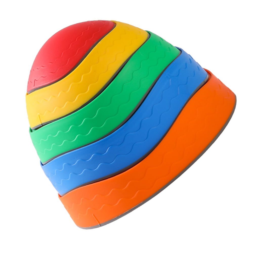 YIGSECU 5Pieces NonSlip Stepping Stones Toy for Kids Rainbow Balances ...