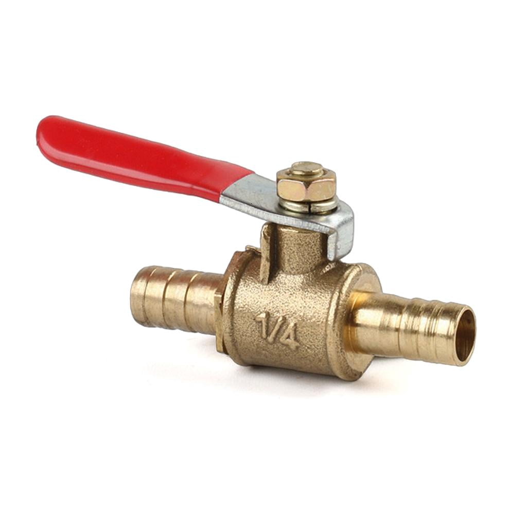 YIGSECU 6/8/10mm Shut Off Valves Brass Hoses Valves Metal Valves for ...