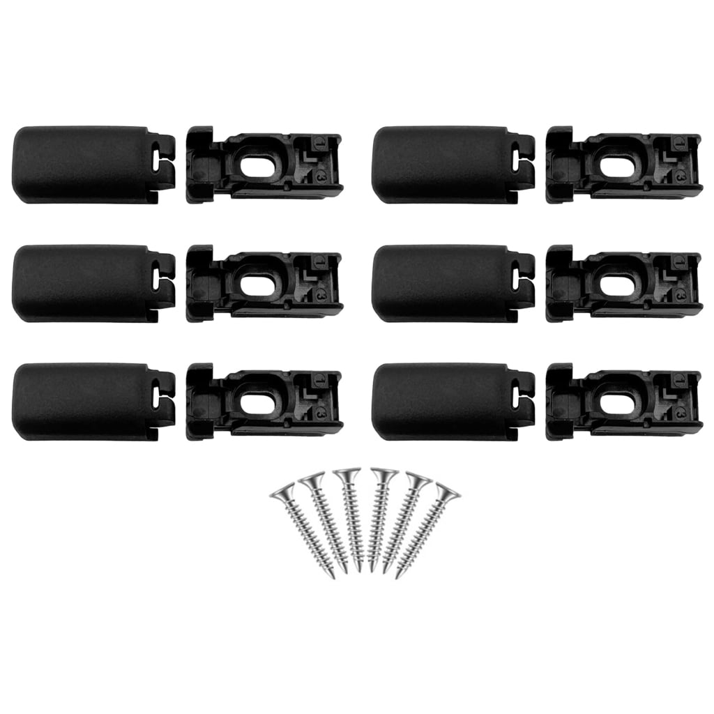 YIGSECU 6Pcs Blind Clamping Brackets Clamping Shoes with Fixing Screws ...