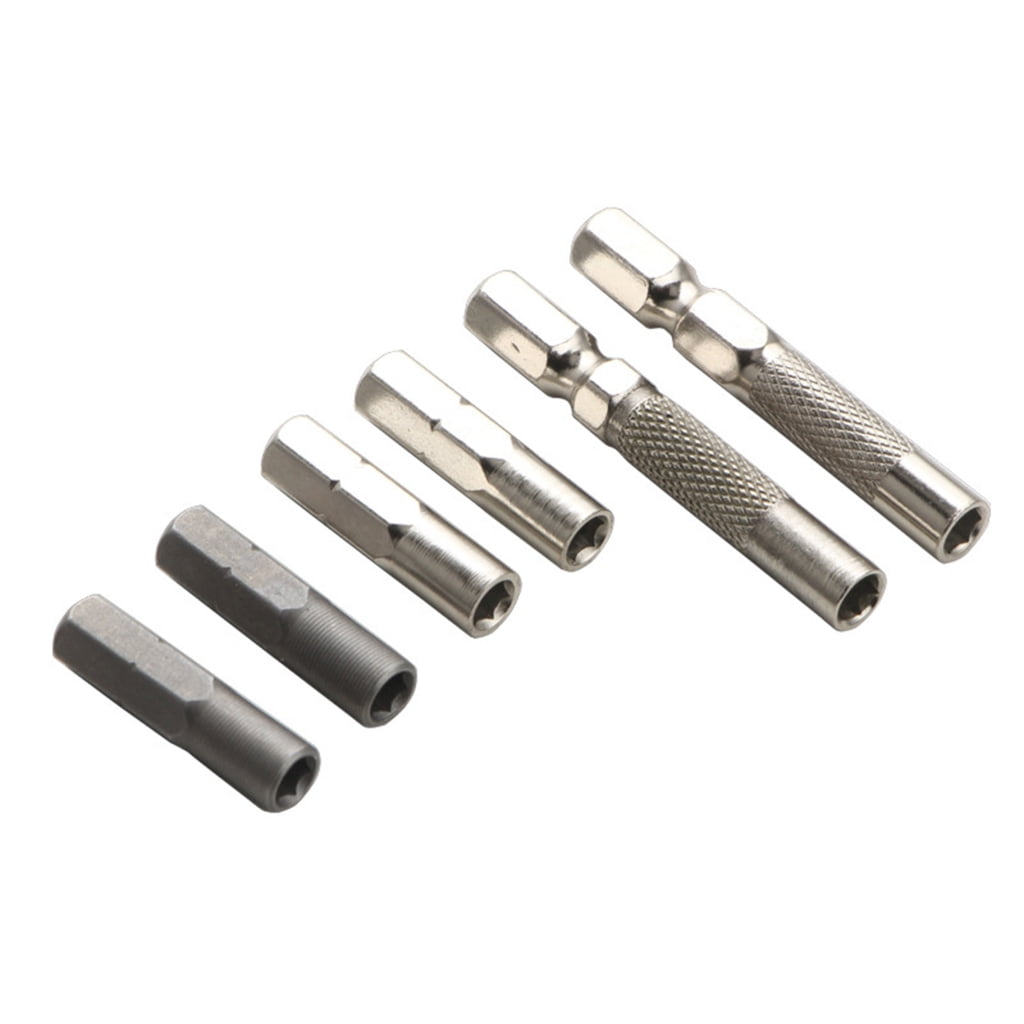 YIGSECU 6pcs 1/4 Hexagonal Bit Converter 6.35mm to 4mm for Quick Tool ...