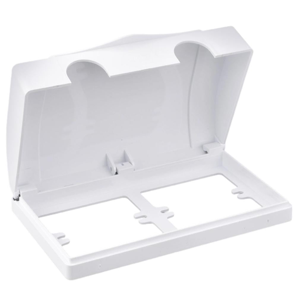 YIGSECU 86 Type 2 Gang Outdoor Socket Waterproof Box Wall Mounted ...