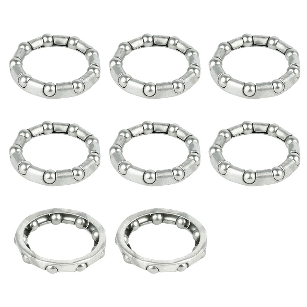 YIGSECU 8Pcs Carbon Steel Balls Retainers Cycling Headset Bearing ...