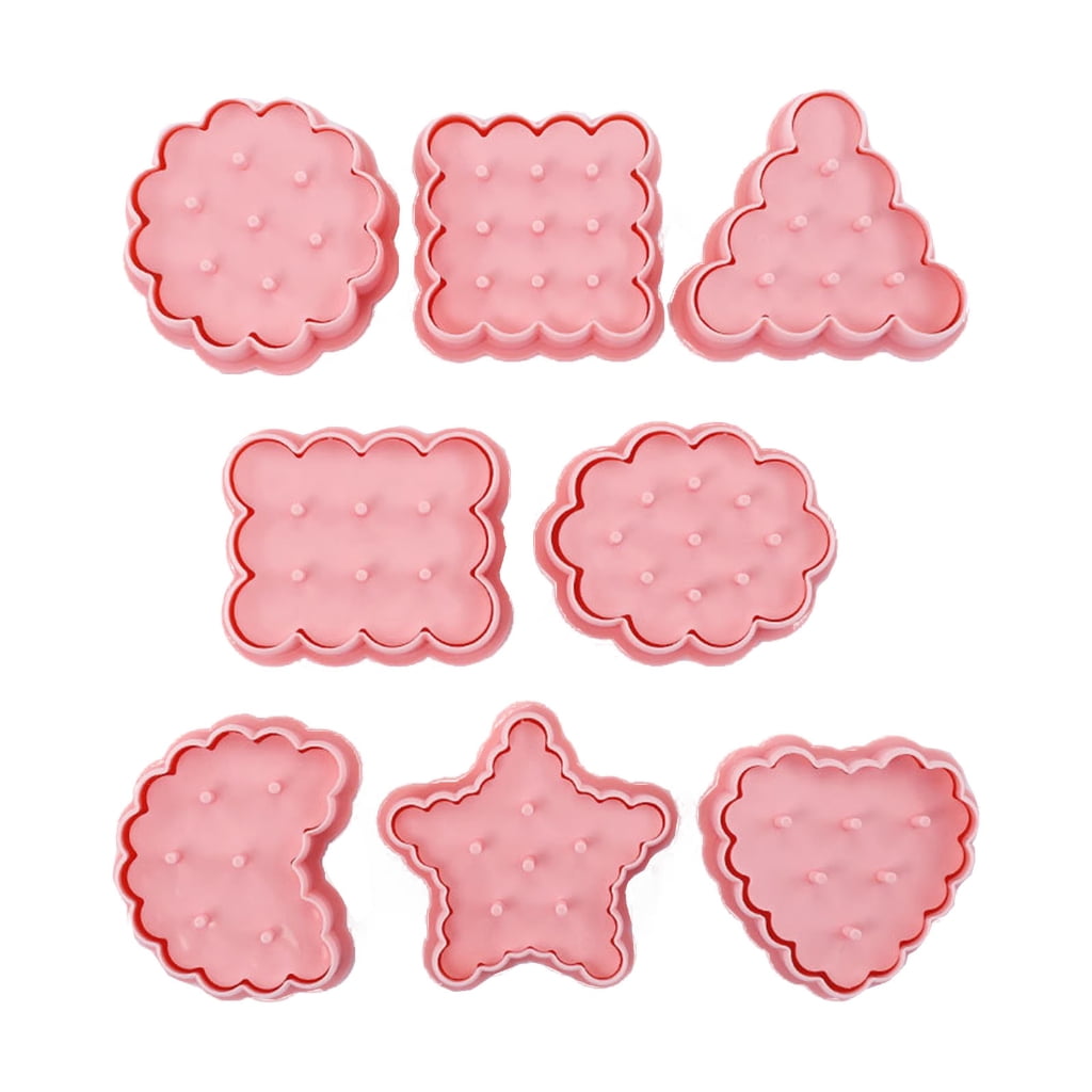 YIGSECU 8Pcs/Set DIY Cartoon Biscuit Molds Cookie Cutters Biscuit Molds ...
