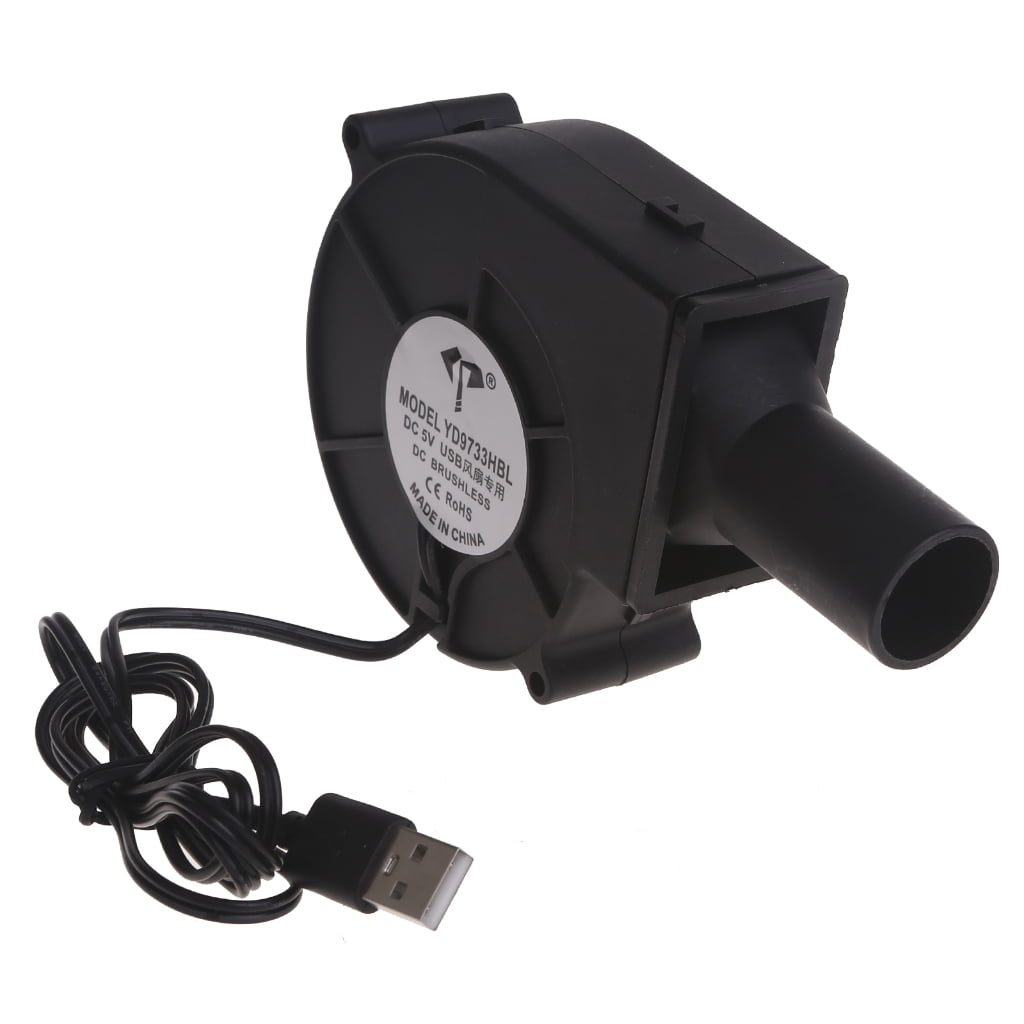 YIGSECU 9.7x9.7x3.3cm USB powered 5V Fan and Single line Blower for ...