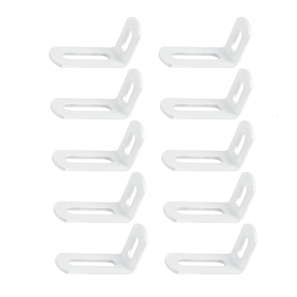 YIGSECU 90 Degree Right Angles Brackets for Stable Shelf Cabinet Wall ...
