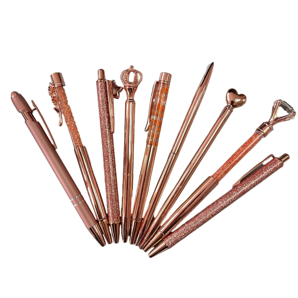 YIGSECU 9Pcs Business Signing Pen Retractable Ballpoint Pen Twist to ...