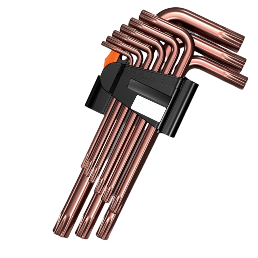 YIGSECU 9Pcs Hex Wrench Set Allen Wrench Allen Screwdriver Tool Square ...