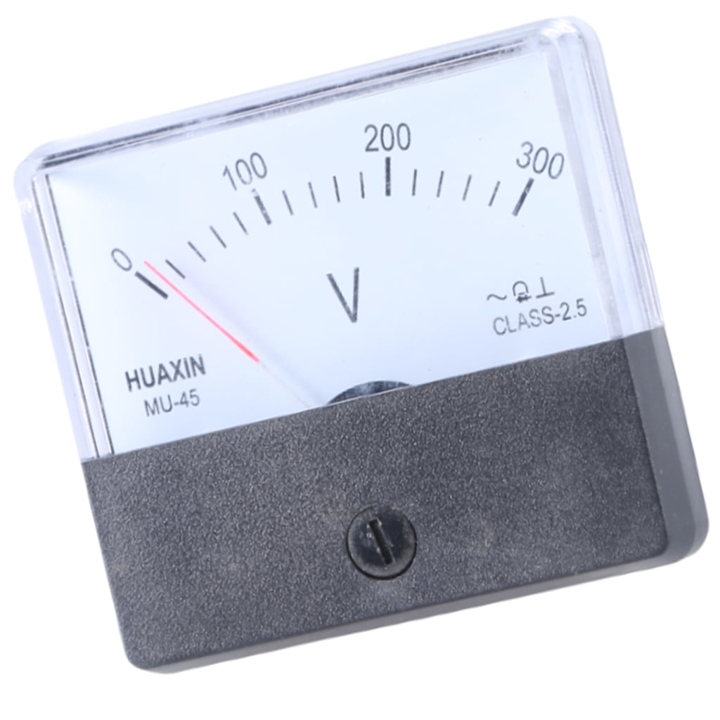 YIGSECU AC0-300Volt AC0-450V Voltmeter Analog Dials Meter Electrical ...