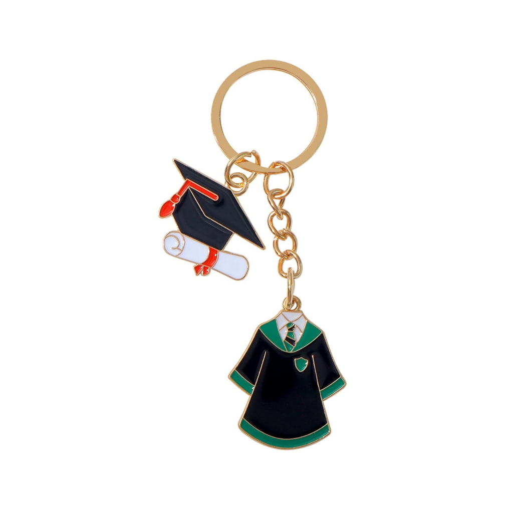 YIGSECU Academic Dress and Mortarboard Key Rings for Graduates and ...