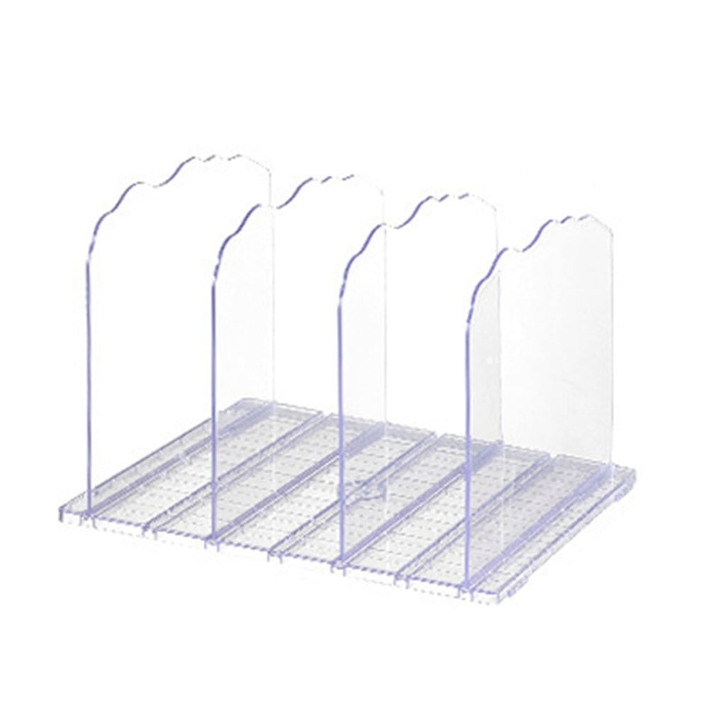 YIGSECU Acrylic Bag Storage Rack Clear Practical Adjustable Closet ...