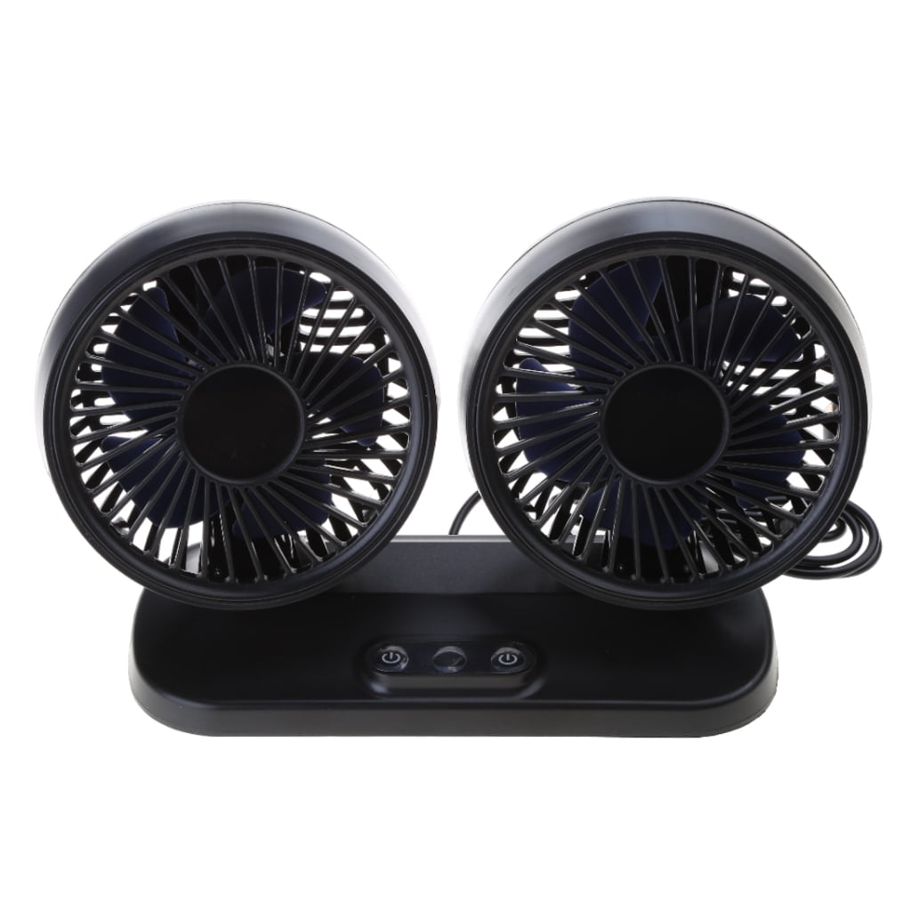 YIGSECU Adjustable Cooling Air Fan Powerful 2 Speed Dashboard Electric ...