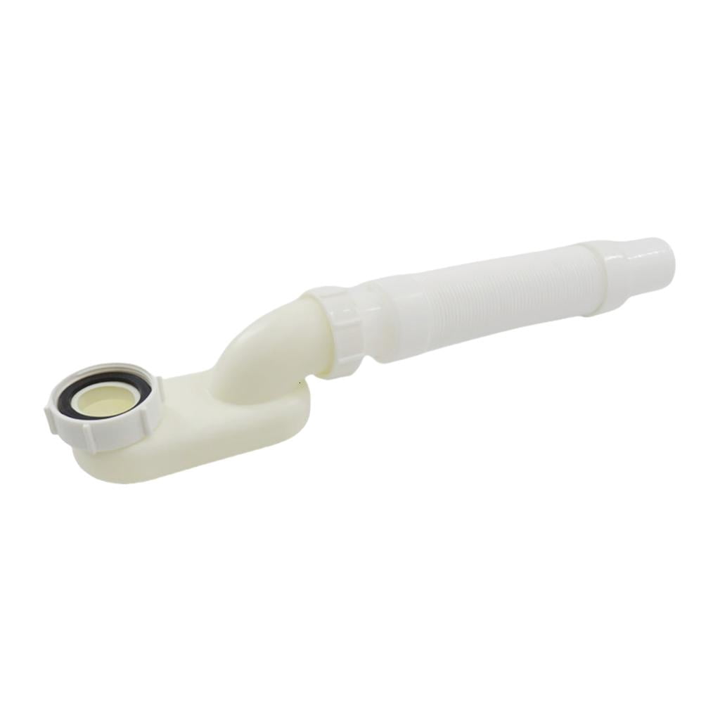 YIGSECU Adjustable Length Plastic Threaded Drain Hose Flexible Plumbing ...