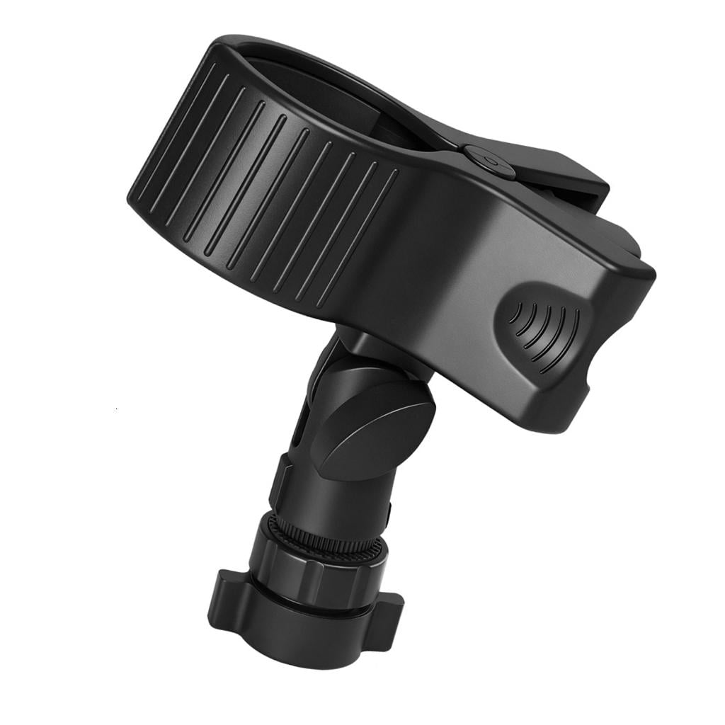 YIGSECU Adjustable Spring Mic Clip Adapter Sponge Lining Clamp for ...