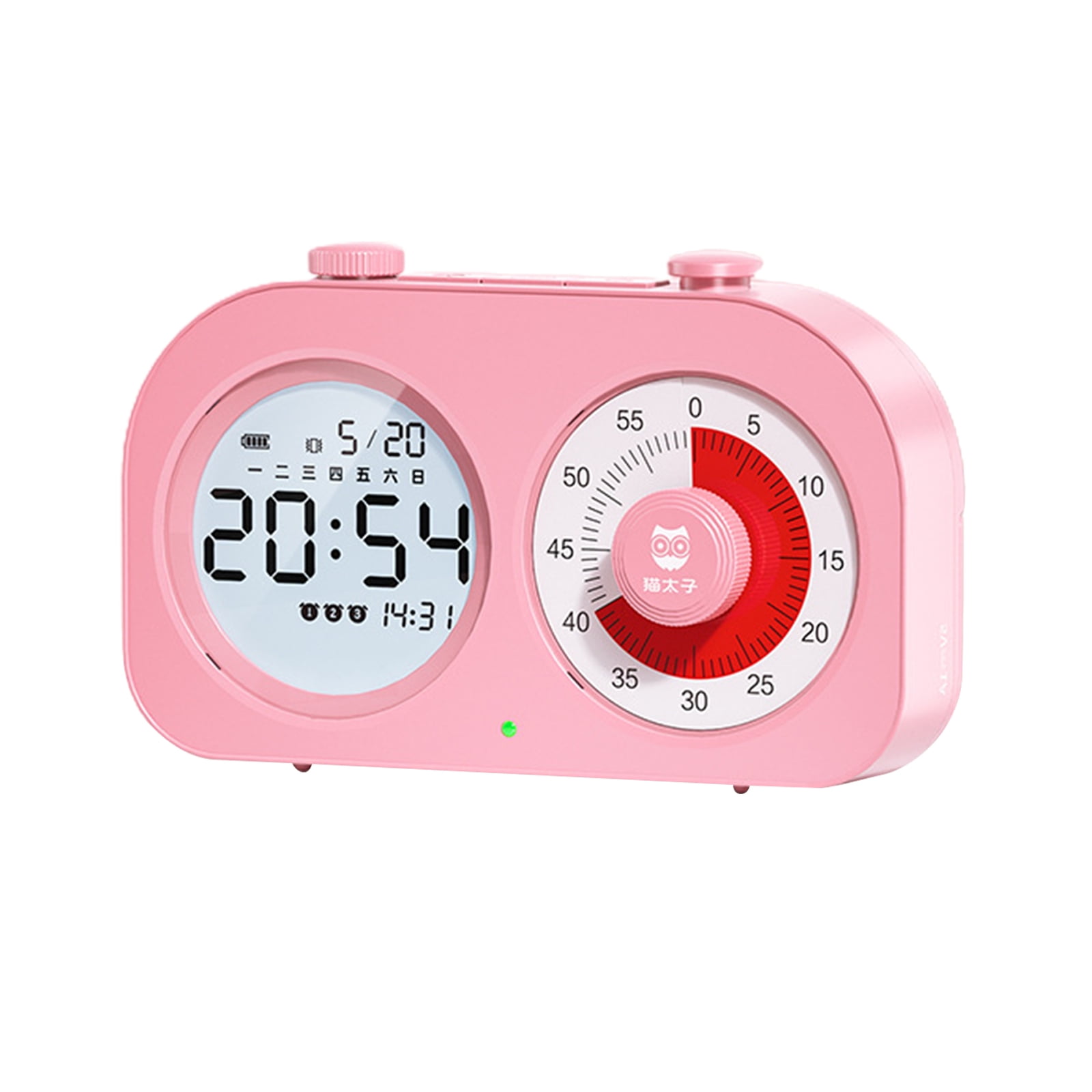YIGSECU Alarm Clock Fashion Student Bedside Electronic Timer Desktop ...