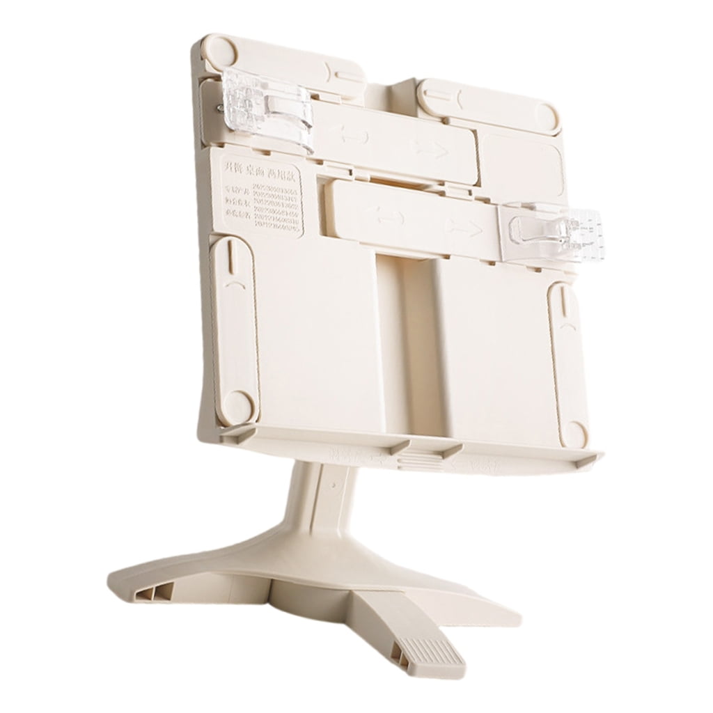 YIGSECU Angles Height Adjustable Book Holder Reading Stand with Page ...