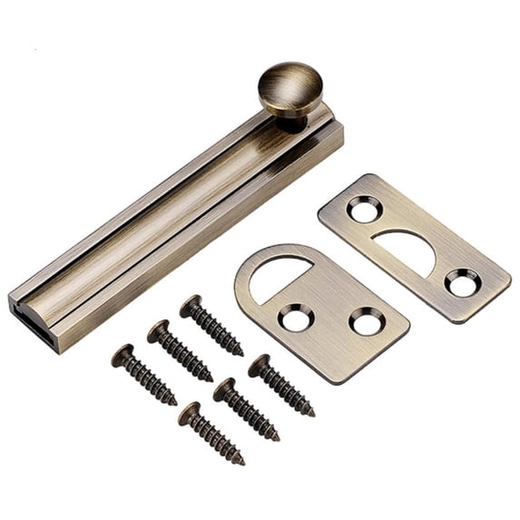 YIGSECU Anti Theft Window Door Sliding Bolts Latches Door Security ...