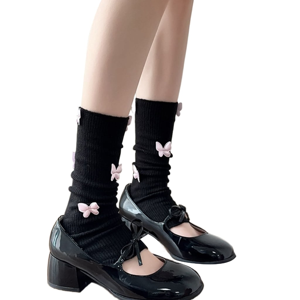 YIGSECU Ballet Style Women Ribbed Knit Stretch Leg Warmer Aesthetic ...