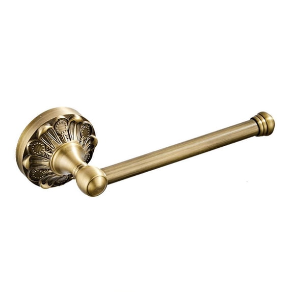 YIGSECU Bathroom Tissue Paper Dispenser Towels Rail Rod Wall Mounted ...