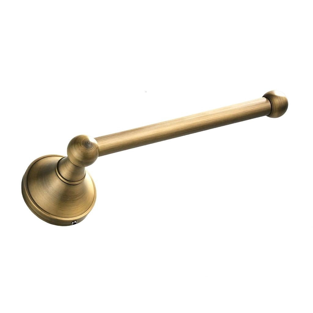 YIGSECU Bathroom Tissue Paper Dispenser Towels Rail Rod Wall Mounted ...