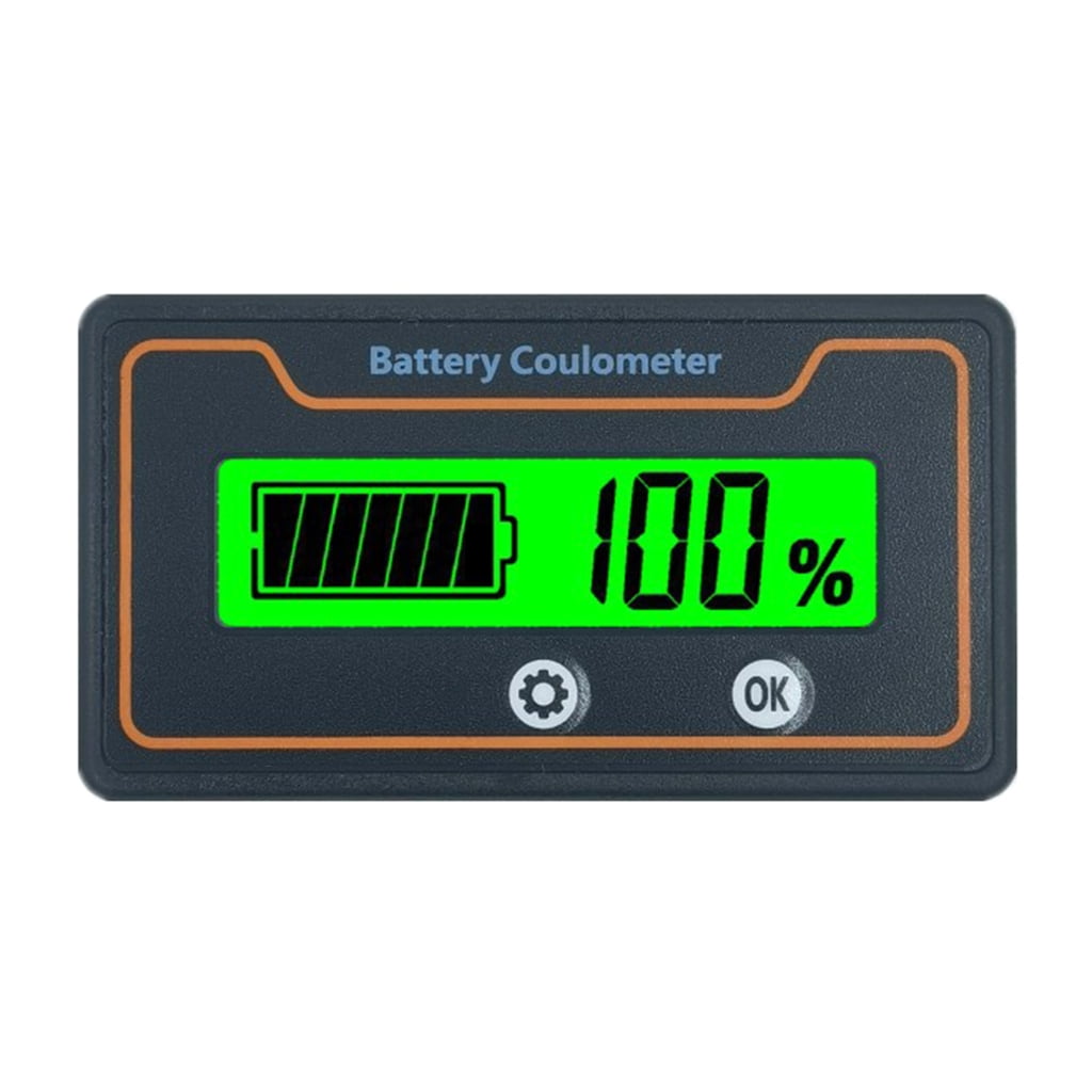 YIGSECU Battery Coulometer Monitor 8-100v Voltmeter Multimeter Tester ...