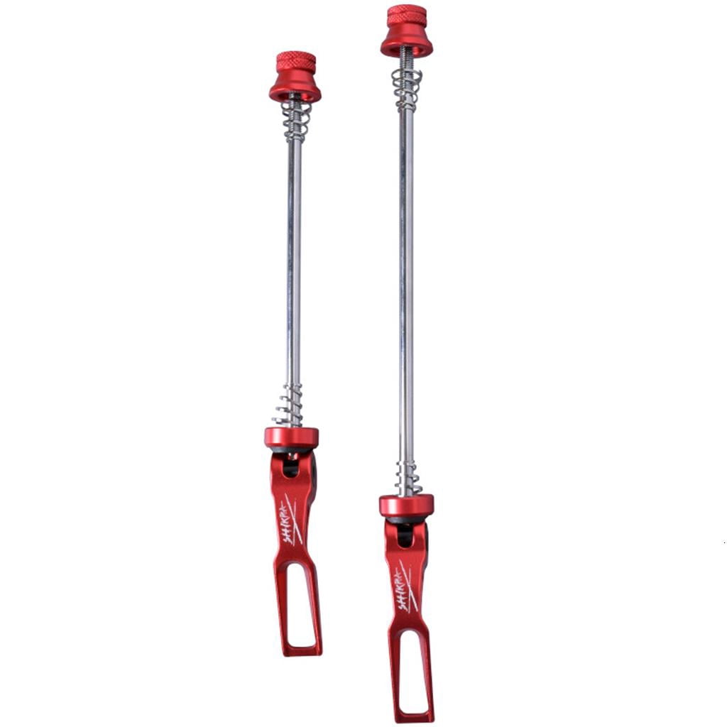 YIGSECU Bicycle Bolt Lever Axle Set Wheel Hub Front and Rear Skewers ...