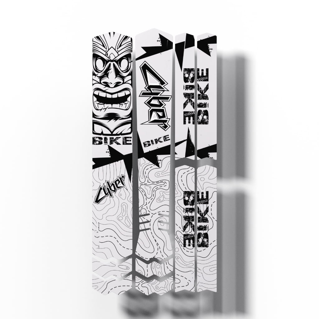 YIGSECU Bicycles Chain Guard Frame Cover Front Fork Decals Sticker ...