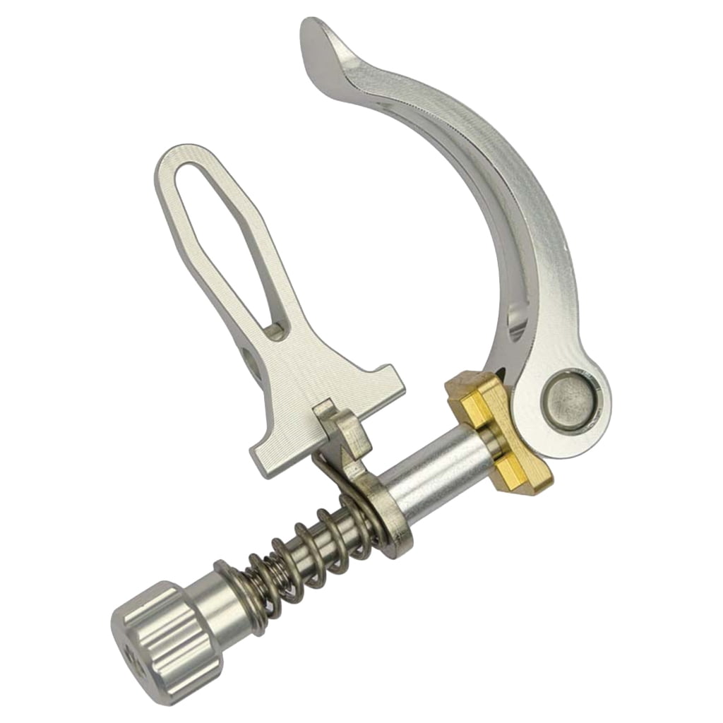 YIGSECU Bicycles Seatpost Seats Post Clamp Tube Clip Quick Releases ...