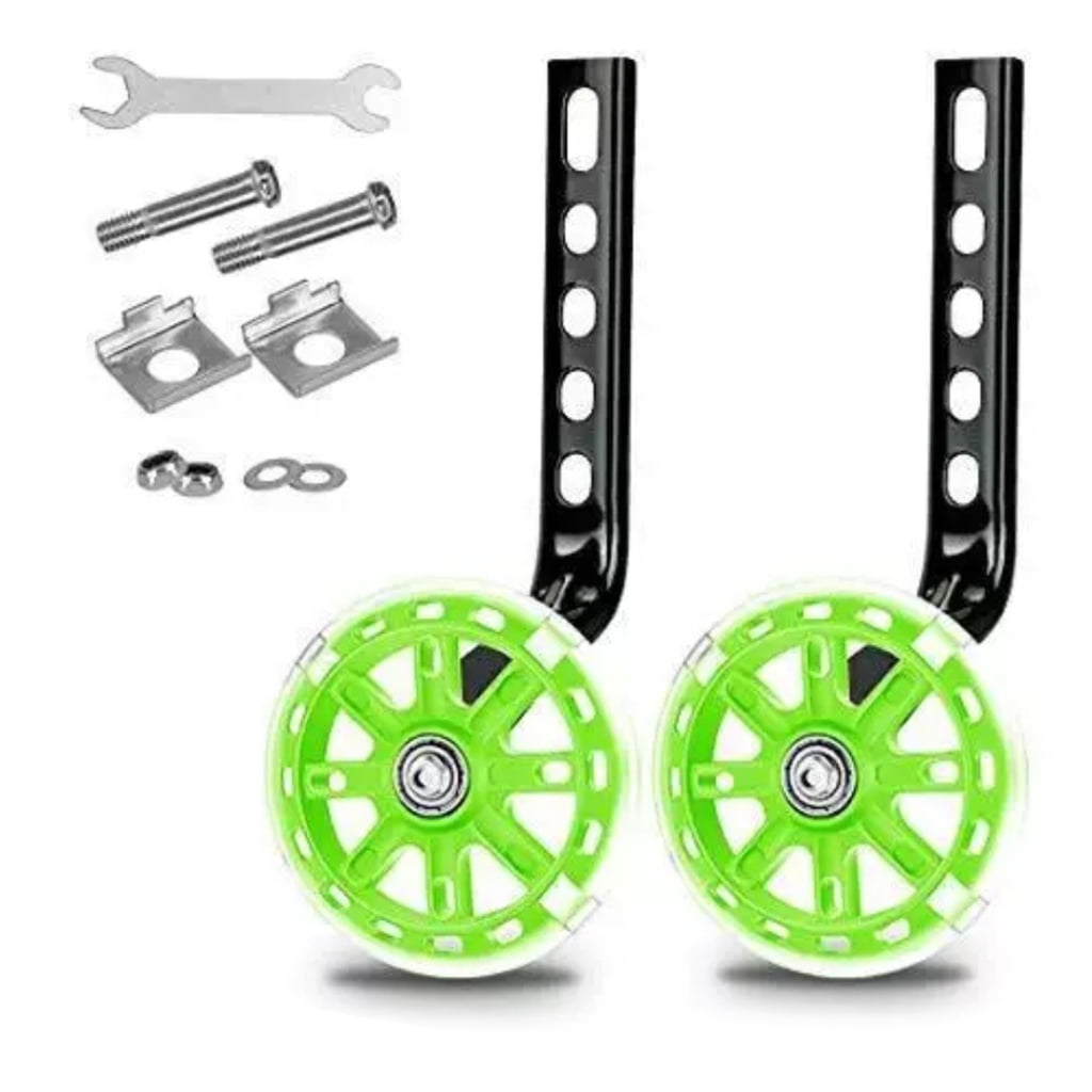 YIGSECU Bike Training Wheel Mute Flashing Wheel with Bicycles ...