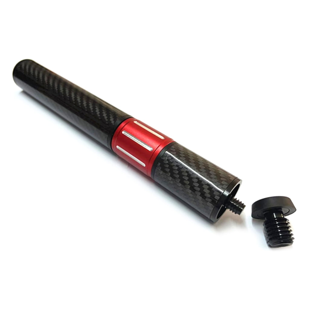 YIGSECU Billiards Cue Butt End Extender Carbon Fibers Pool Cue Extender ...