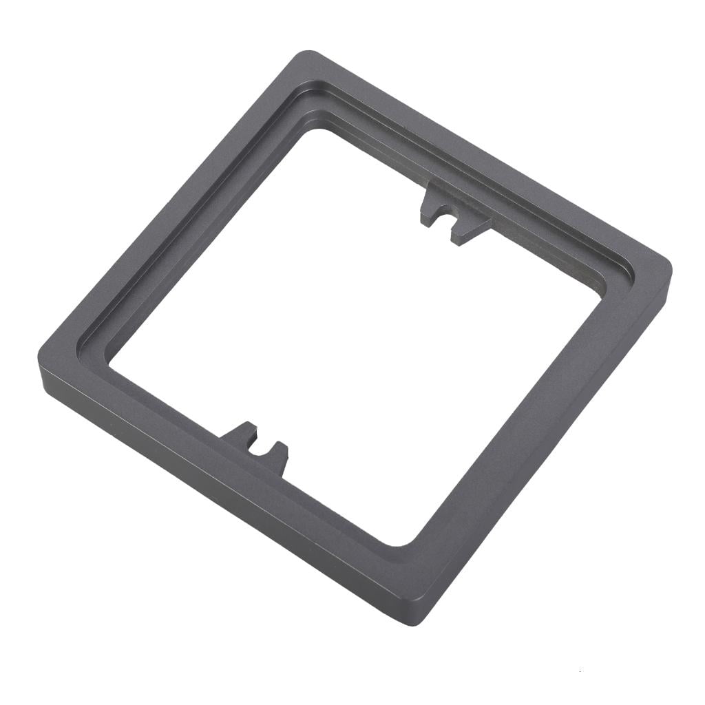YIGSECU Black Light Switches Surrounds 2 Pack Plastic Materials for ...