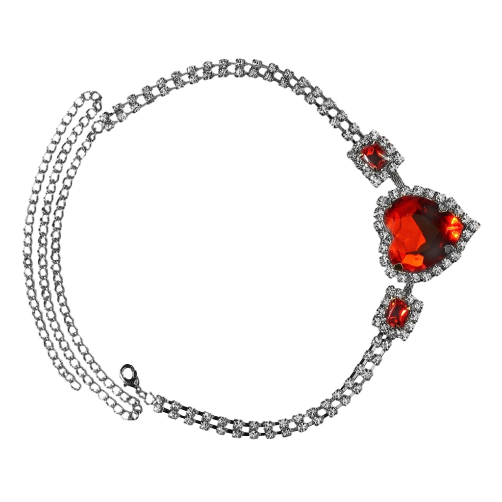 YIGSECU Bohemian Crystal Leg Chains Rhinestones Body Chain Rave Party ...