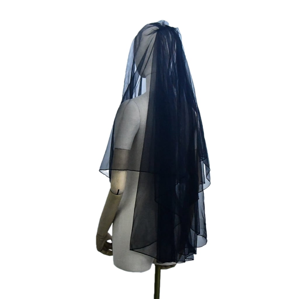 YIGSECU Bride Veil Simple Veil Hair Wedding Hair Sheer White Head ...