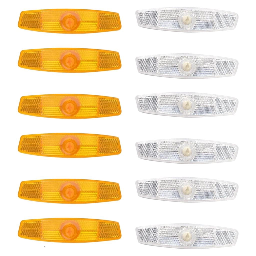 YIGSECU Bright Cycle Wheel Safety Reflectors Fashion Bike Spokes ...